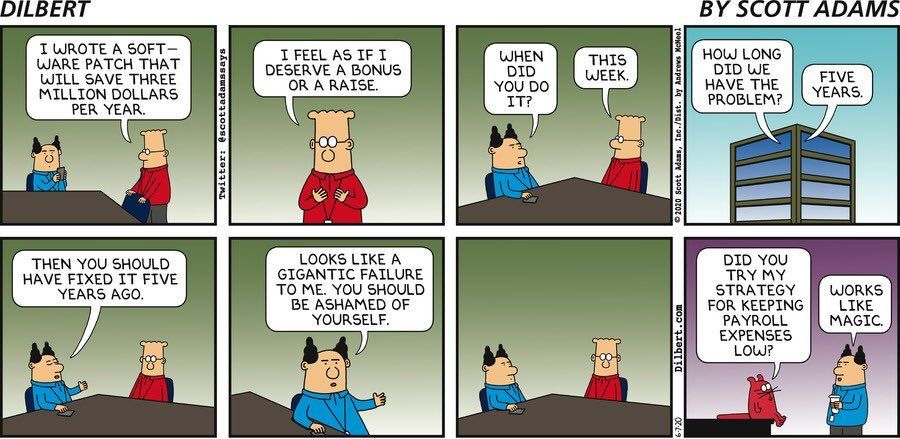 The Top 10 Dilbert Cartoons, According To Creator Scott